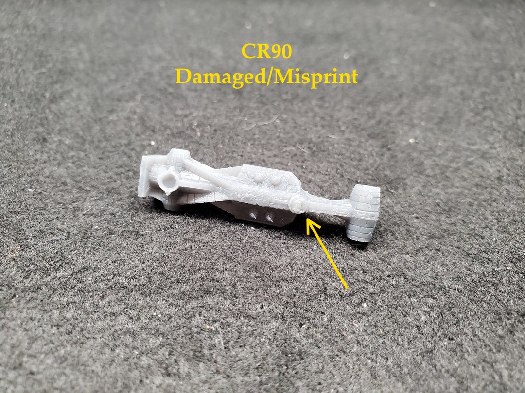 Damaged/misprinted Model CR90 Corvette for Star Wars Armada or Display ...