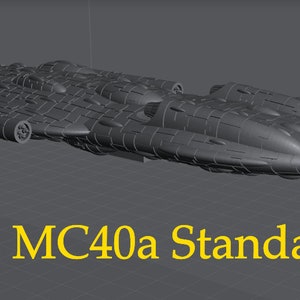 MC40 Light Cruiser for Star Wars Armada or Display - Resin 3D Printed ...