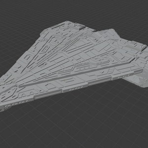 Quasar Fire Class Cruiser Carrier for Star Wars Armada or Display ...