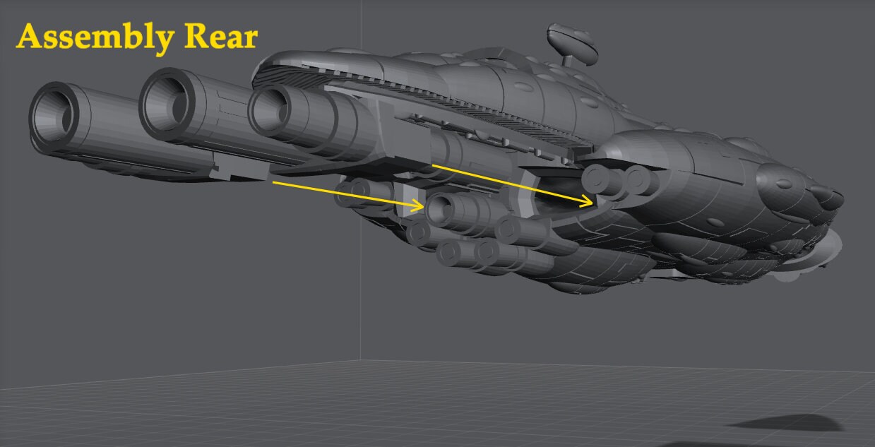 MC80 Star Cruiser for Star Wars Armada or Display Resin 3D - Etsy