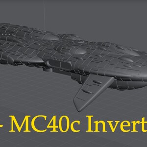 MC40 Light Cruiser for Star Wars Armada or Display - Resin 3D Printed ...