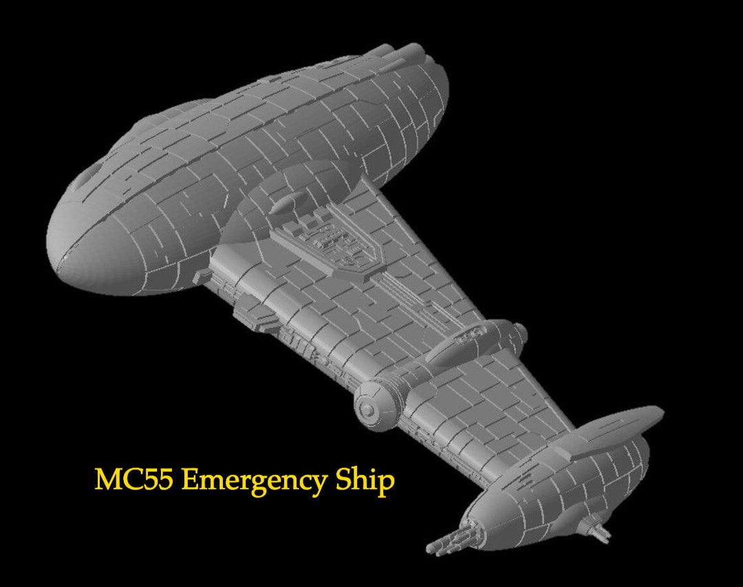MC Emergency Ship - Resin 3D Printed, 2 Variants - Etsy