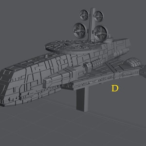 Gozanti Imperial Class Cruiser for Star Wars Armada or Display - Resin ...
