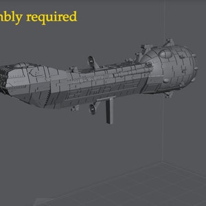 Lancer Frigate for Star Wars Armada or Display - Resin 3D Printed, 2 ...