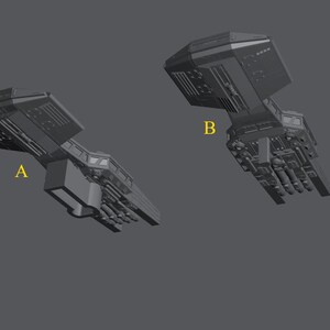 First Order Light Cruiser for Star Wars Armada or Display - Resin 3D ...