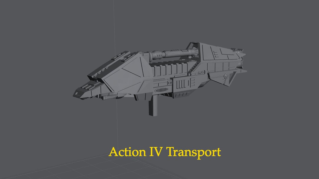 Damaged/misprinted Model - Action IV Transport for Star Wars Armada or ...