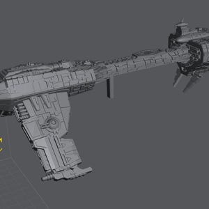 Nebulon B2 Prototype Frigate for Star Wars Armada or Display - Resin 3D ...