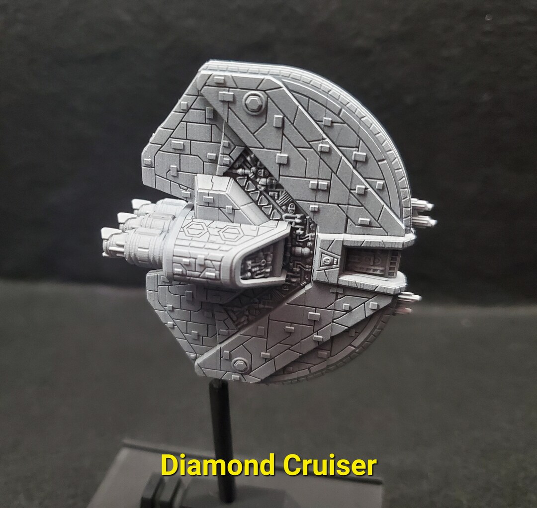 Diamond Class Cruiser for Star Wars Armada or Display - Resin 3D ...