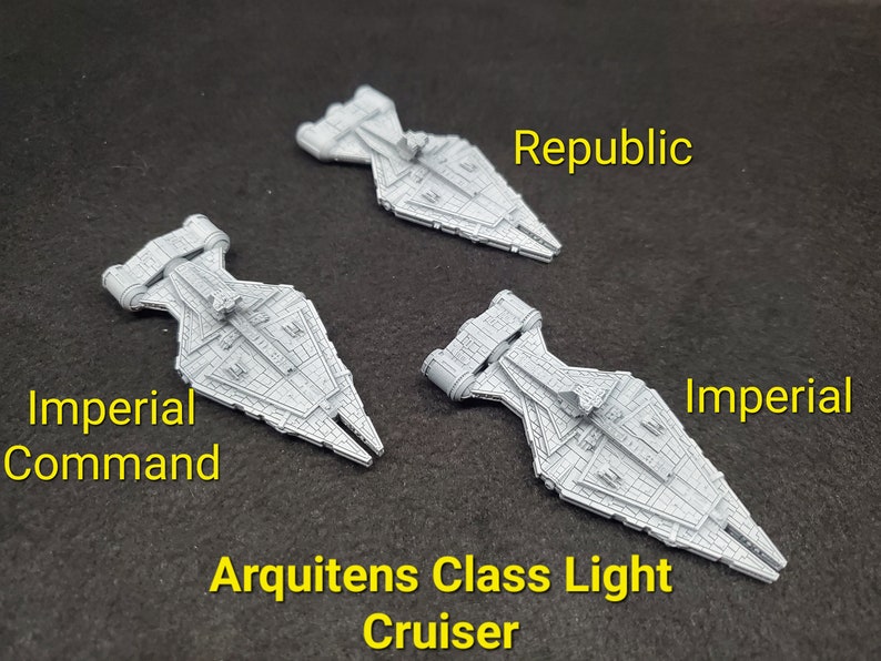 Arquitens Class Light Cruiser for Star Wars Armada or Display - Etsy