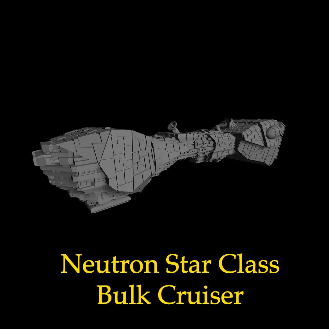 Neutron Star Class Bulk Cruiser for Star Wars Armada or Display - Resin ...