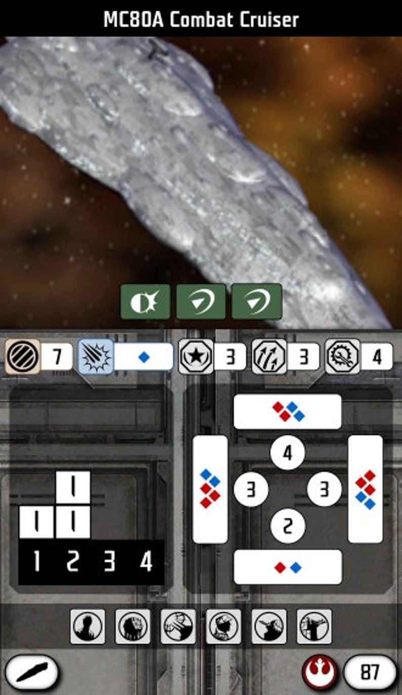 MC80 Star Cruiser for Star Wars Armada or Display Resin 3D - Etsy