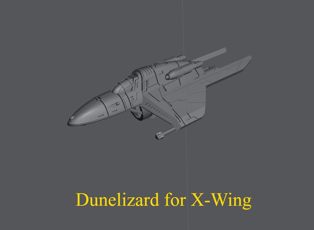 Dunelizard for Star Wars X-wing or Display - Resin 3D Printed - Etsy