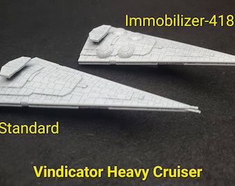 MC80 Star Cruiser for Star Wars Armada or Display Resin 3D Printed, 2 ...