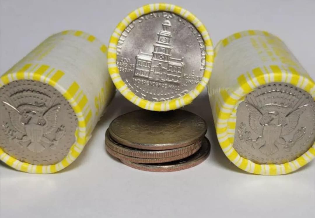 Kennedy Half Dollar Roll Banked Wrapped Roll 20 Coins - Etsy