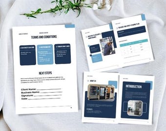 Vending Machine Business Proposal Template, EDITABLE Business Plan in ...