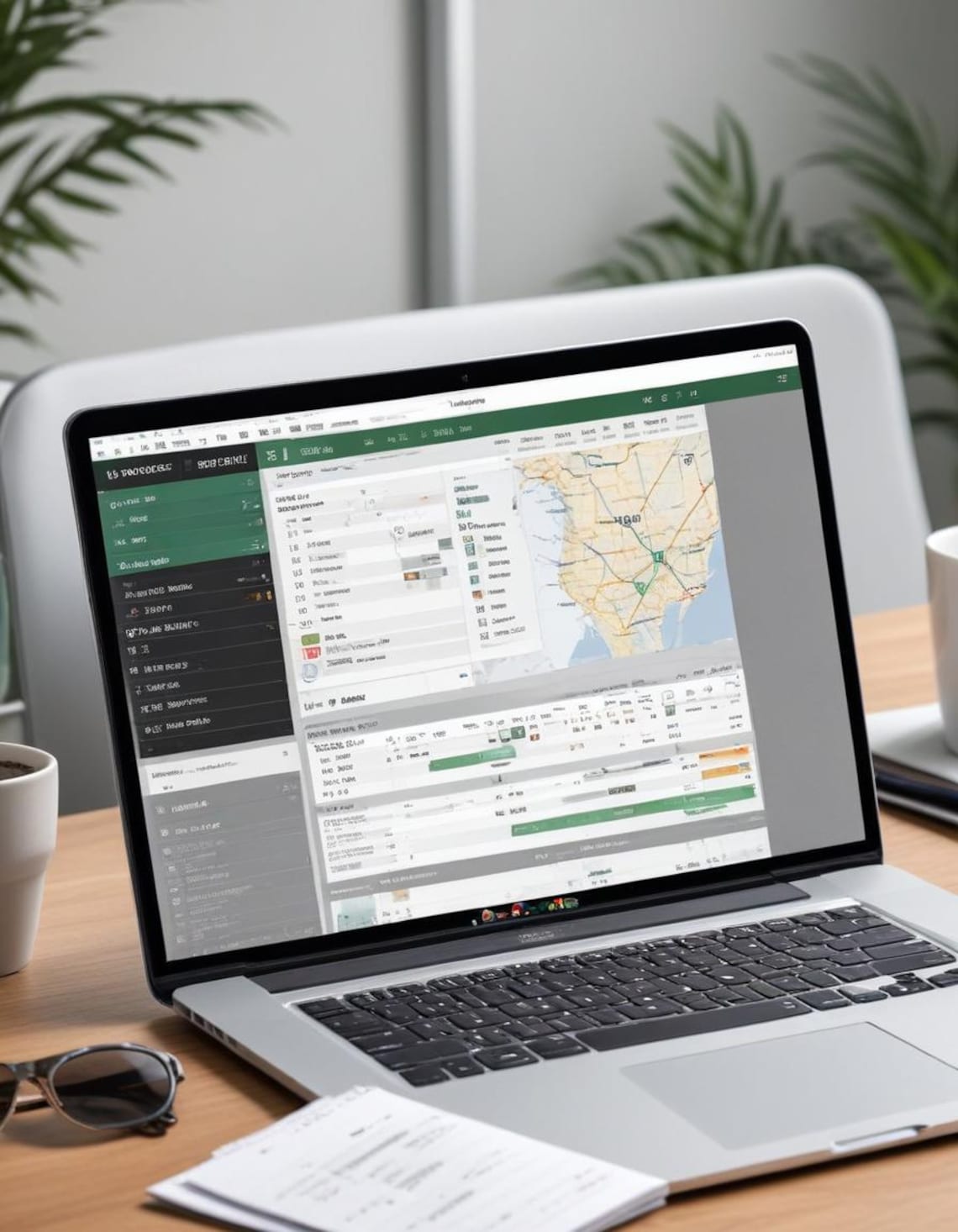 Flight Tracker Excel Dashboard: Aviation Operations Log (instant ...