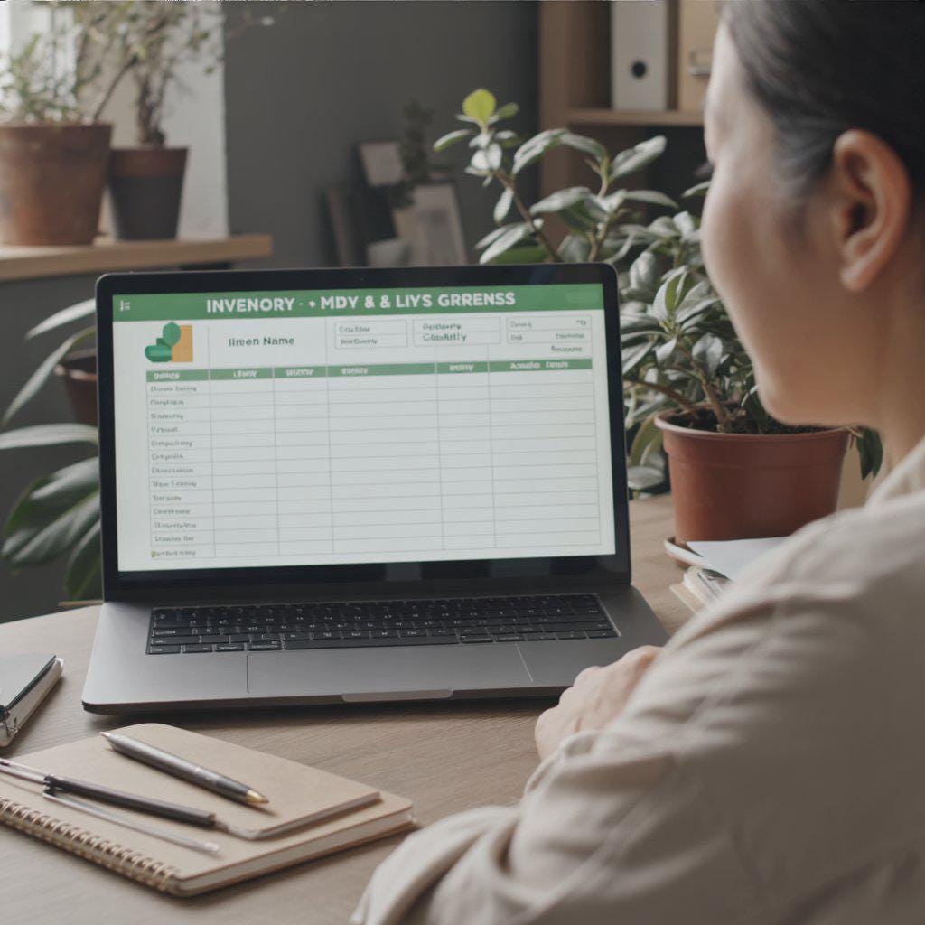 Inventory System | Excel Stock Tracker Template | Downloadable ...