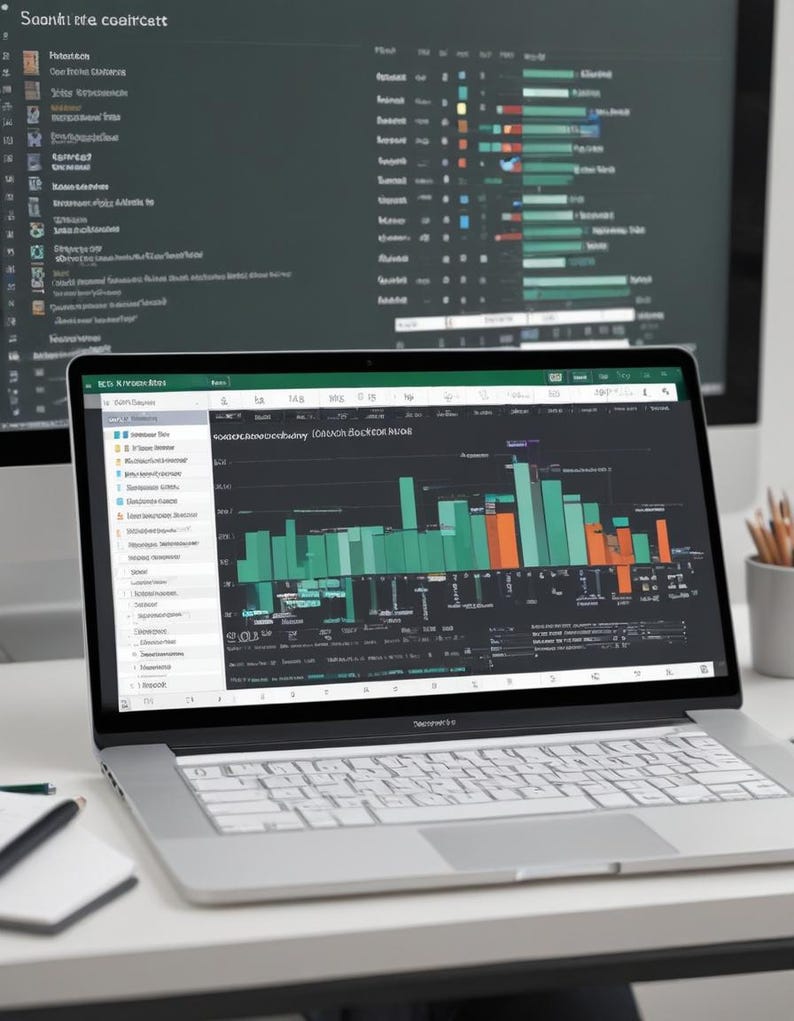 Excel Gantt Chart Template | Project Timeline Planner | Editable ...