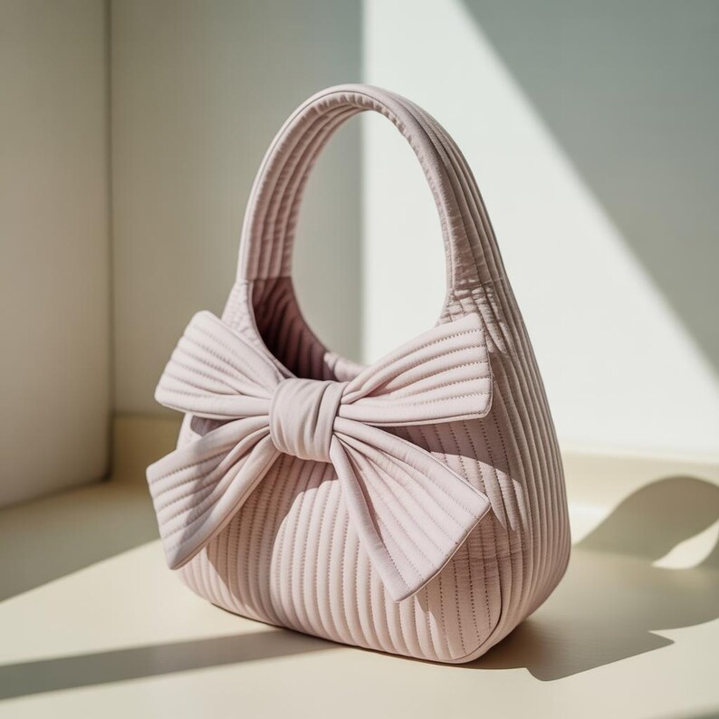 The Mini Slouchy Bow Bag Sewing Pattern | DIY Purse & Handbag PDF ...