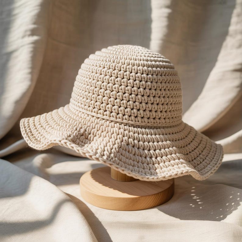 Crochet Sun Hat Pattern Cheat Sheet | Summer Hat DIY Guide PDF + Word ...