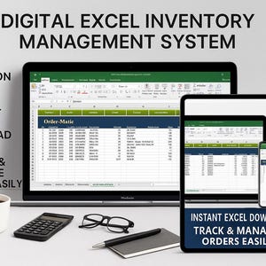 Inventory Management Excel Template: Automated Stock Tracker for Small ...