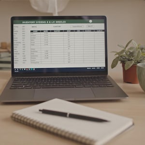 Inventory System | Excel Stock Tracker Template | Downloadable ...