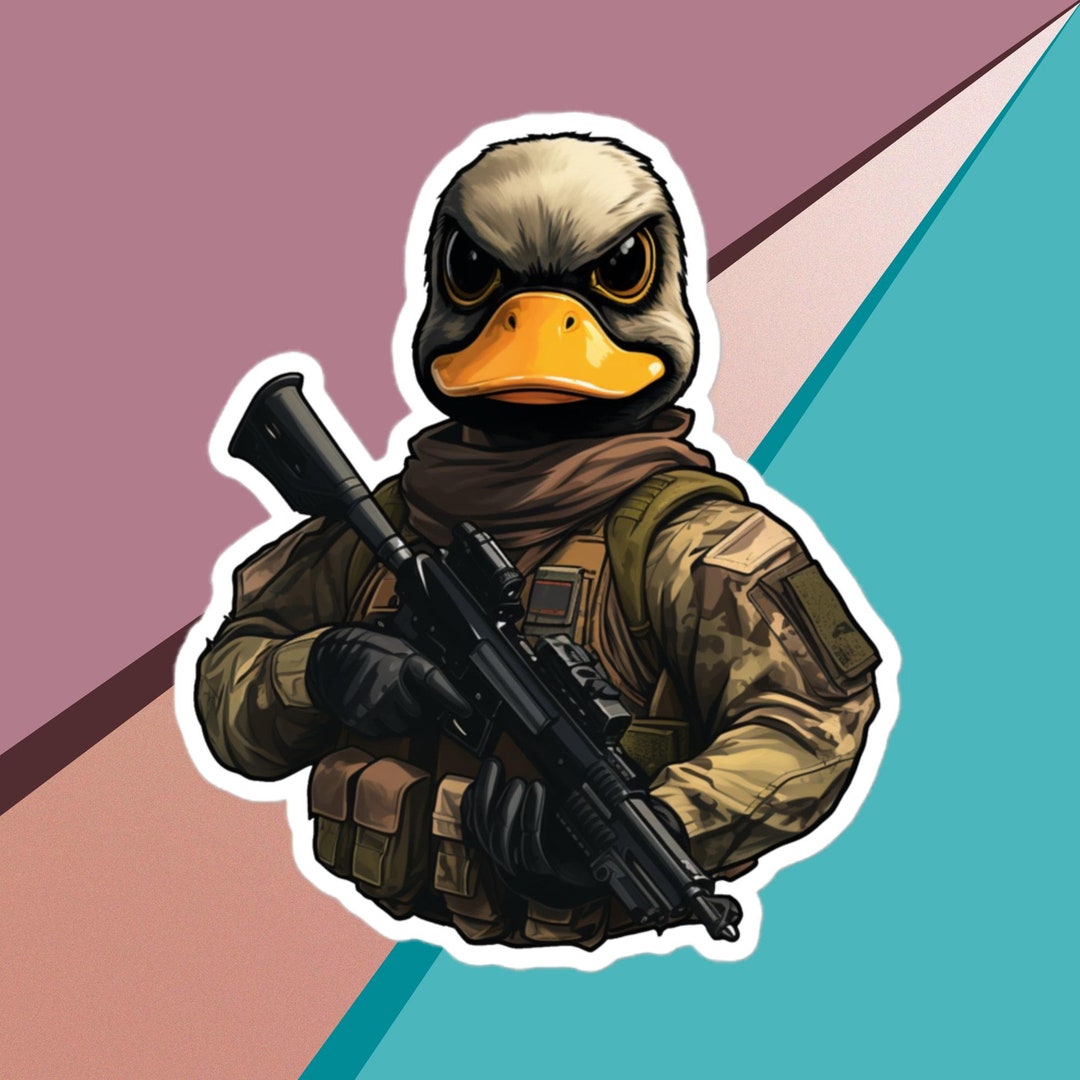 Sticker, Duck Sticker, Spec-ops Military Sticker, Combat Sticker, Water ...