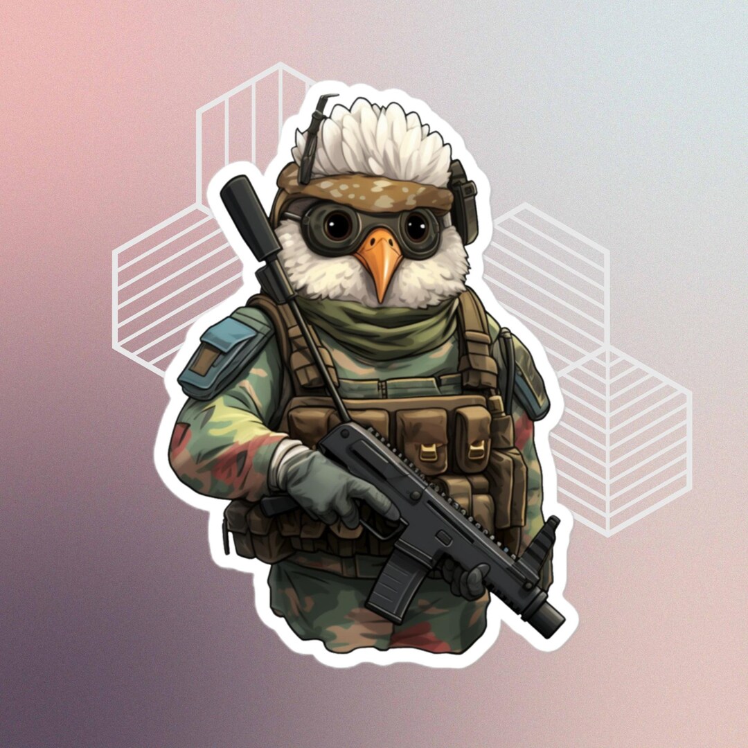 Sticker, Bird Sticker, Spec-ops Military Sticker, Combat Sticker, Water ...