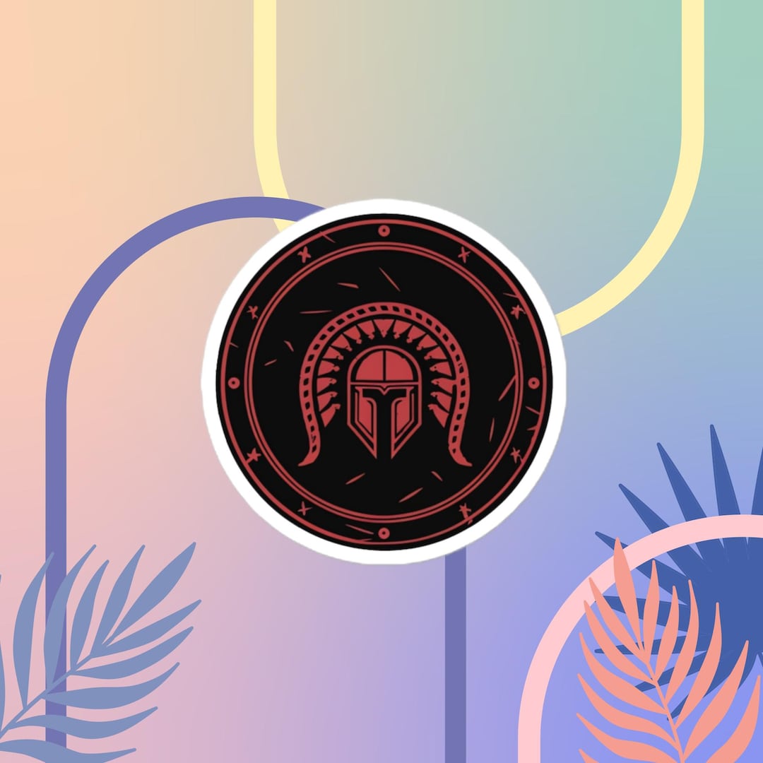 Sticker, Greek Sticker, Laptop Sticker, Car Sticker, Water Bottle ...