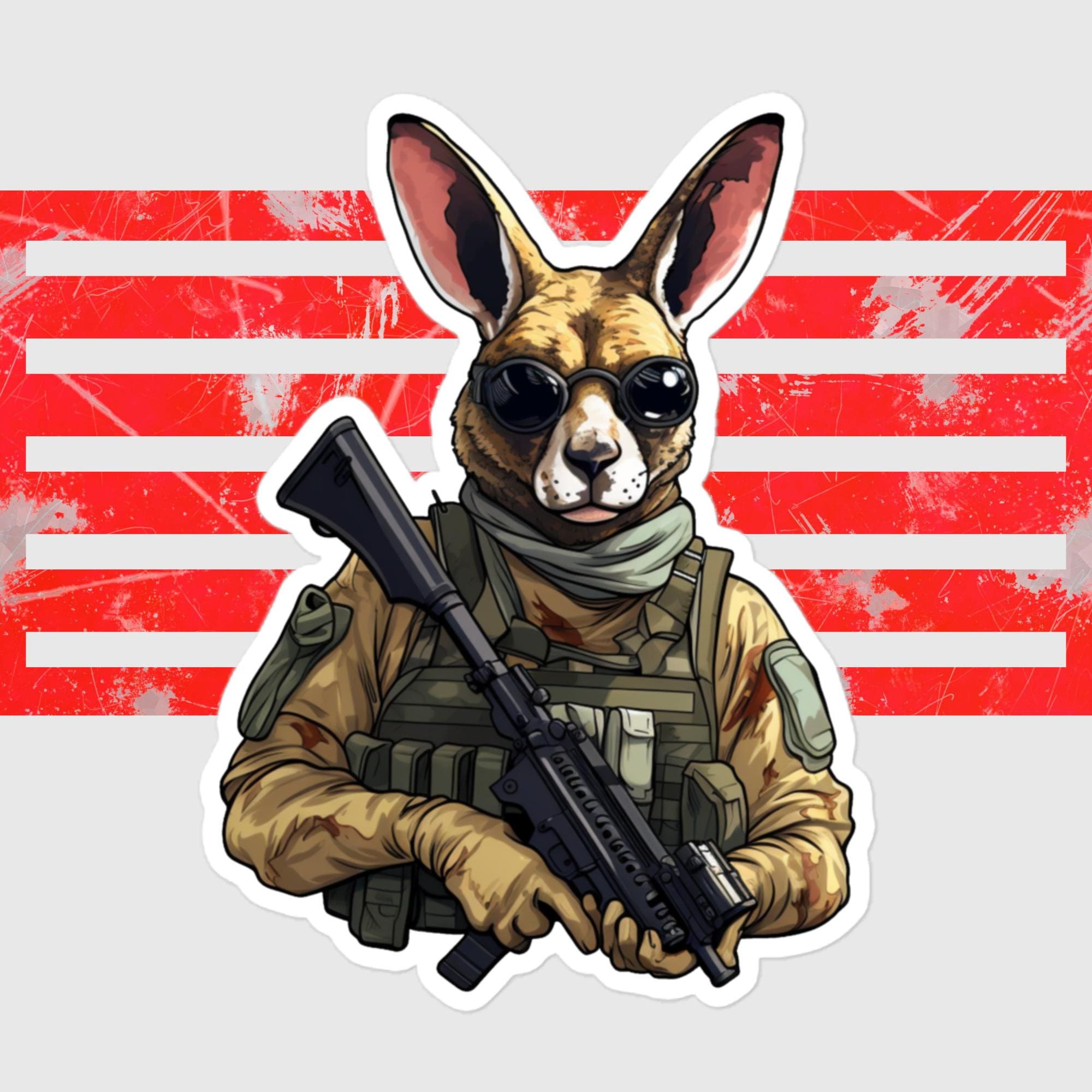 Sticker, Kangaroo Sticker, Spec-ops Military Sticker, Combat Sticker ...