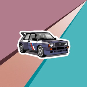 Sticker, Lancia Delta Sticker, Car Sticker, Laptop Sticker, Water ...