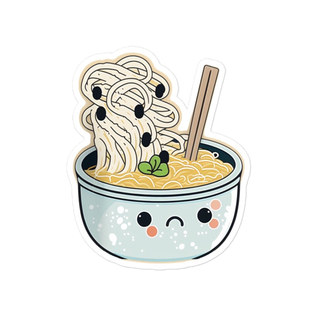 Miso Soup Sticker, Soup, Food Sticker, Cute Sticker, Water Bottle ...