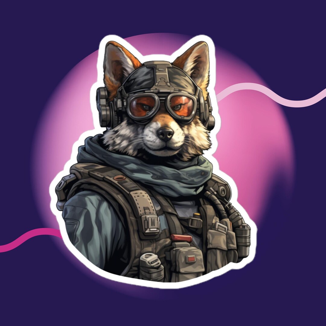 Sticker, Wolf Sticker, Spec-ops Military Sticker, Combat Sticker, Water ...