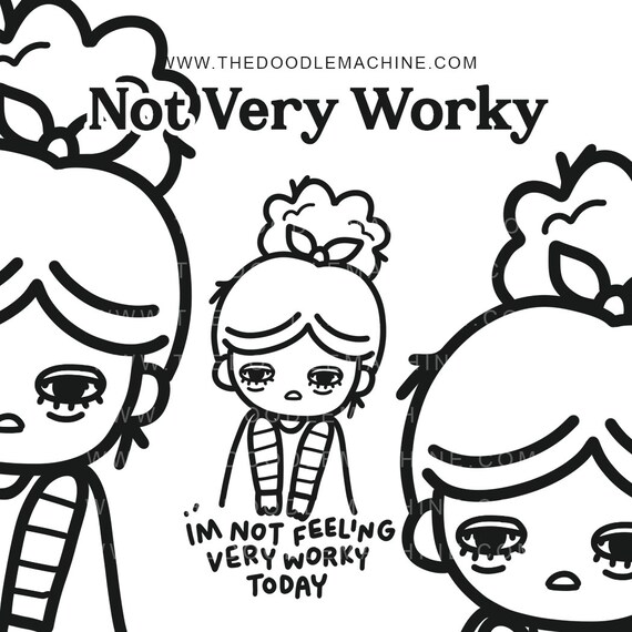 Not Feeling It Today Clipart