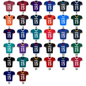 Football Name Tag, Personalized Football Shirt Name Tag, Sport Bag Tag ...