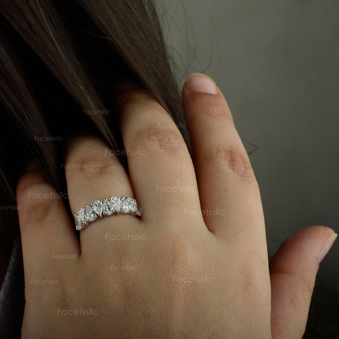 IGI Certified Genuine Diamond Wedding Ring/ VS Clarity F G Color ...