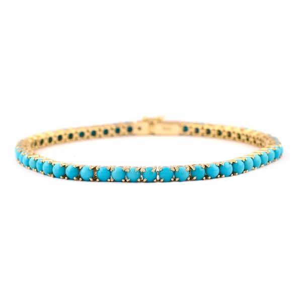 Genuine Turquoise Bracelet - Etsy