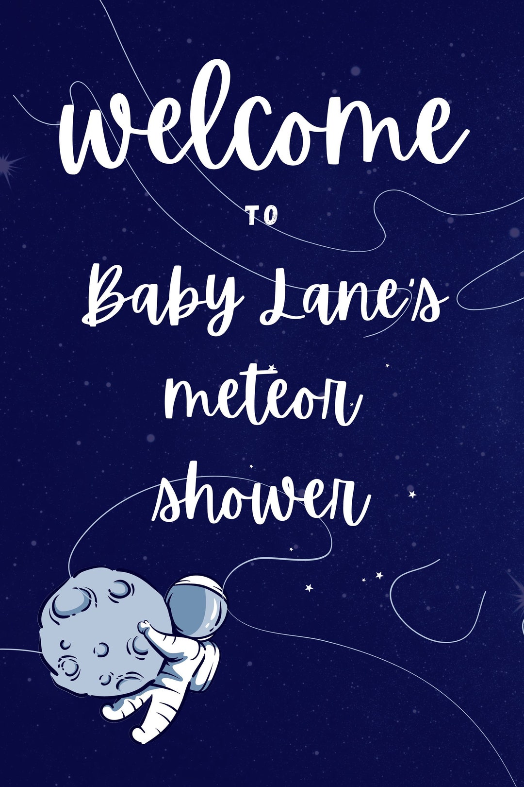 Space Welcome Sign - Etsy