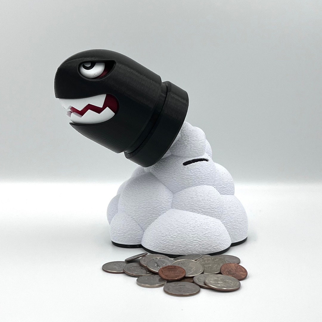 Banzai Bill Bullet With Billowing Smoke Coin Container 3D Print - Etsy