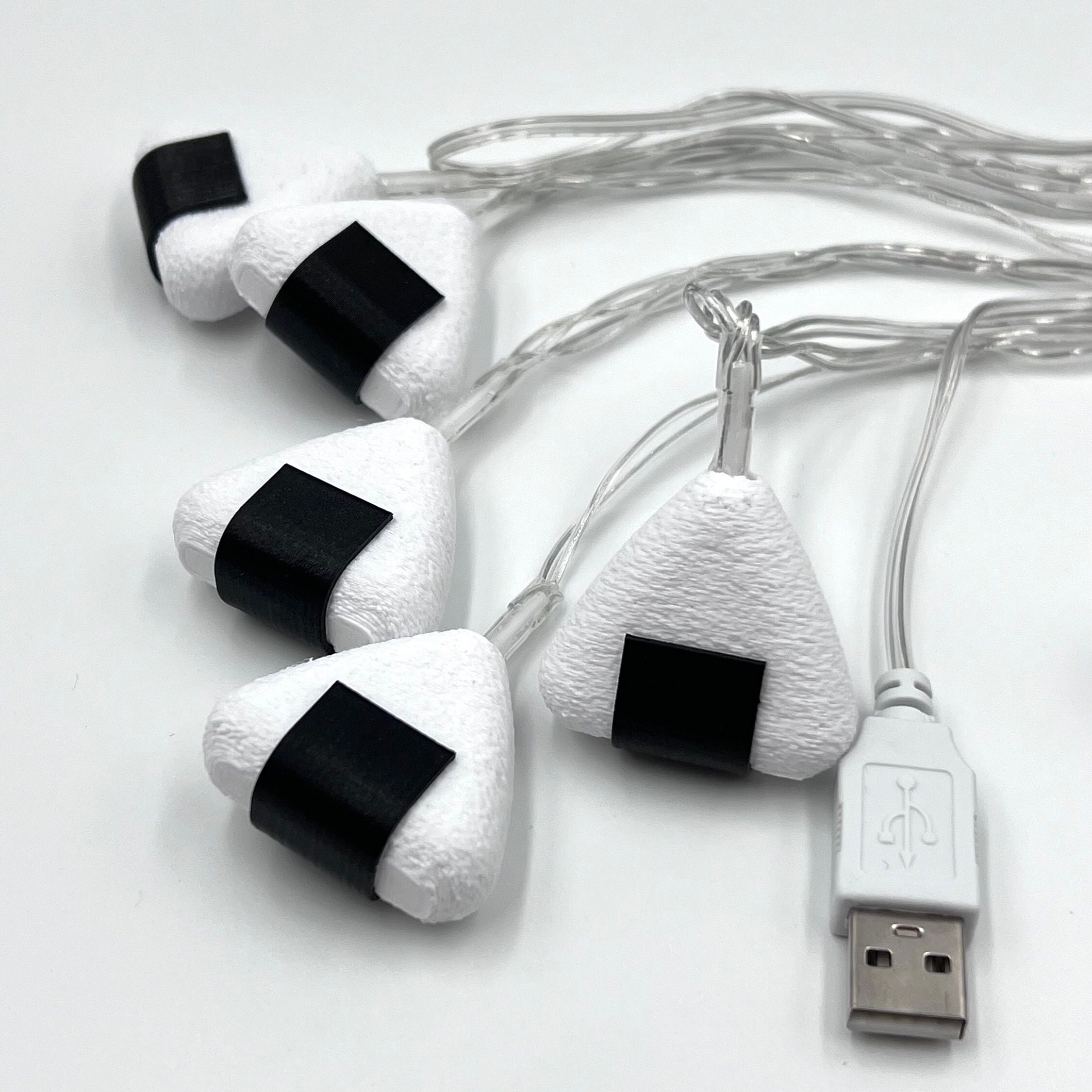 Kawaii Onigiri String Lights 3D Print - Etsy
