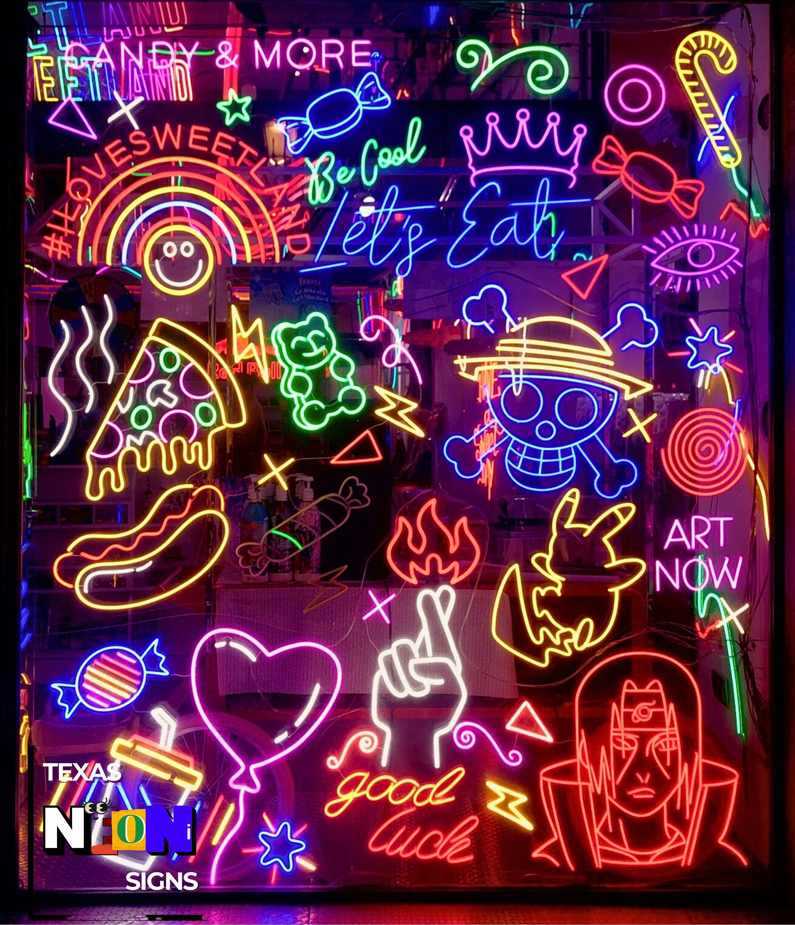 Custom Neon Sign Aesthetic Custom Neon Signs Neon Sign - Etsy