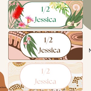 Australian Native Name Tags | Desk Labels for Classrooms | Student Name ...