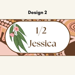 Australian Native Name Tags | Desk Labels for Classrooms | Student Name ...