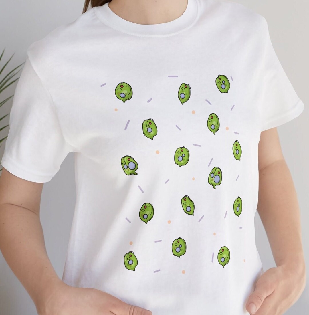 Cute Algae Euglenoids/ Lovely Phacus Cartoon/ Gift for Biologist or Taxonomist/ Microalgae and ...