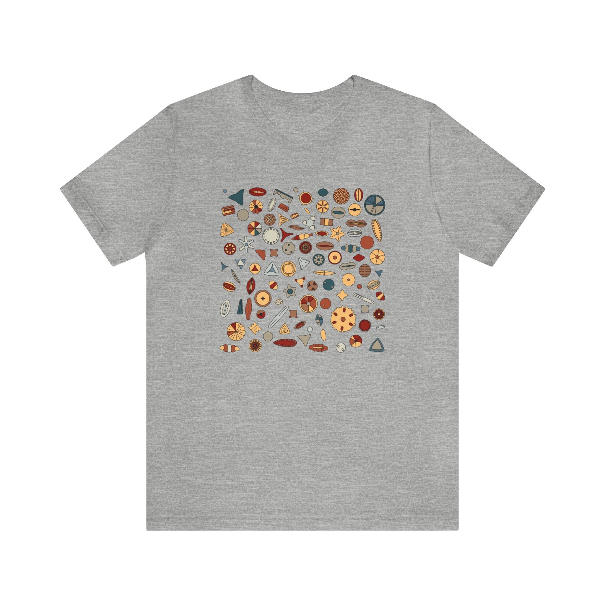 Diatoms Art Shirt/ Cute Algae/ Frustules of Diatoms /diatoms Marine ...
