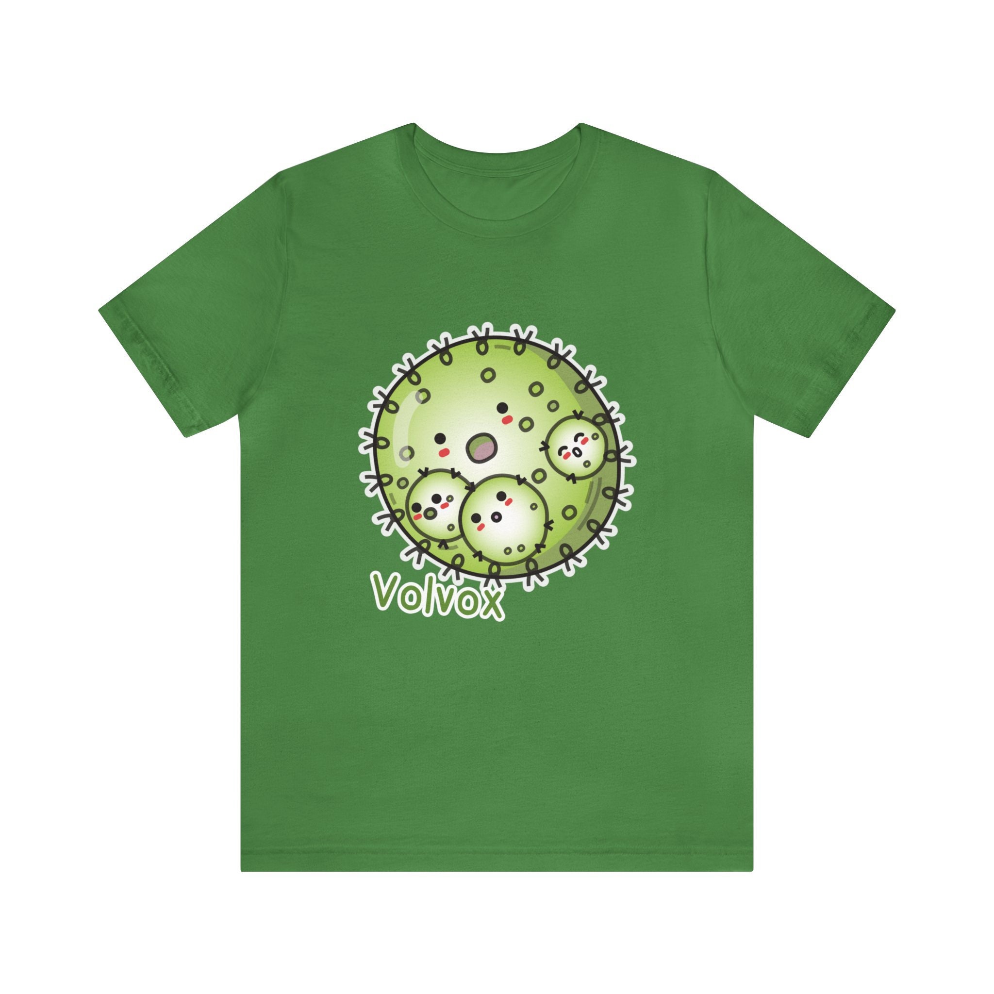 Cute Algae Volvox/ Plankton Cartoon Character/ Microalgae Art/ Unisex ...