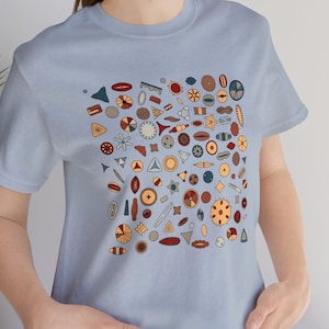 Diatoms Art Shirt/ Cute Algae/ Frustules of Diatoms /diatoms Marine ...