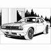 Muscle Cars Printable Coloring Pages for Kids - Etsy
