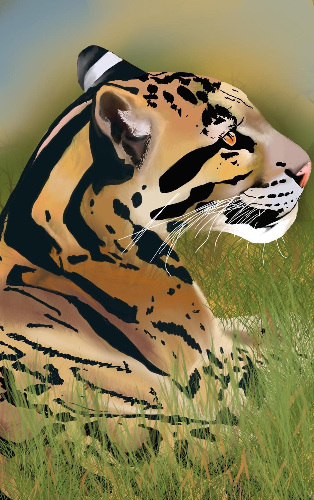 Majestic Clouded Leopard Sticker and Art Prints - Etsy