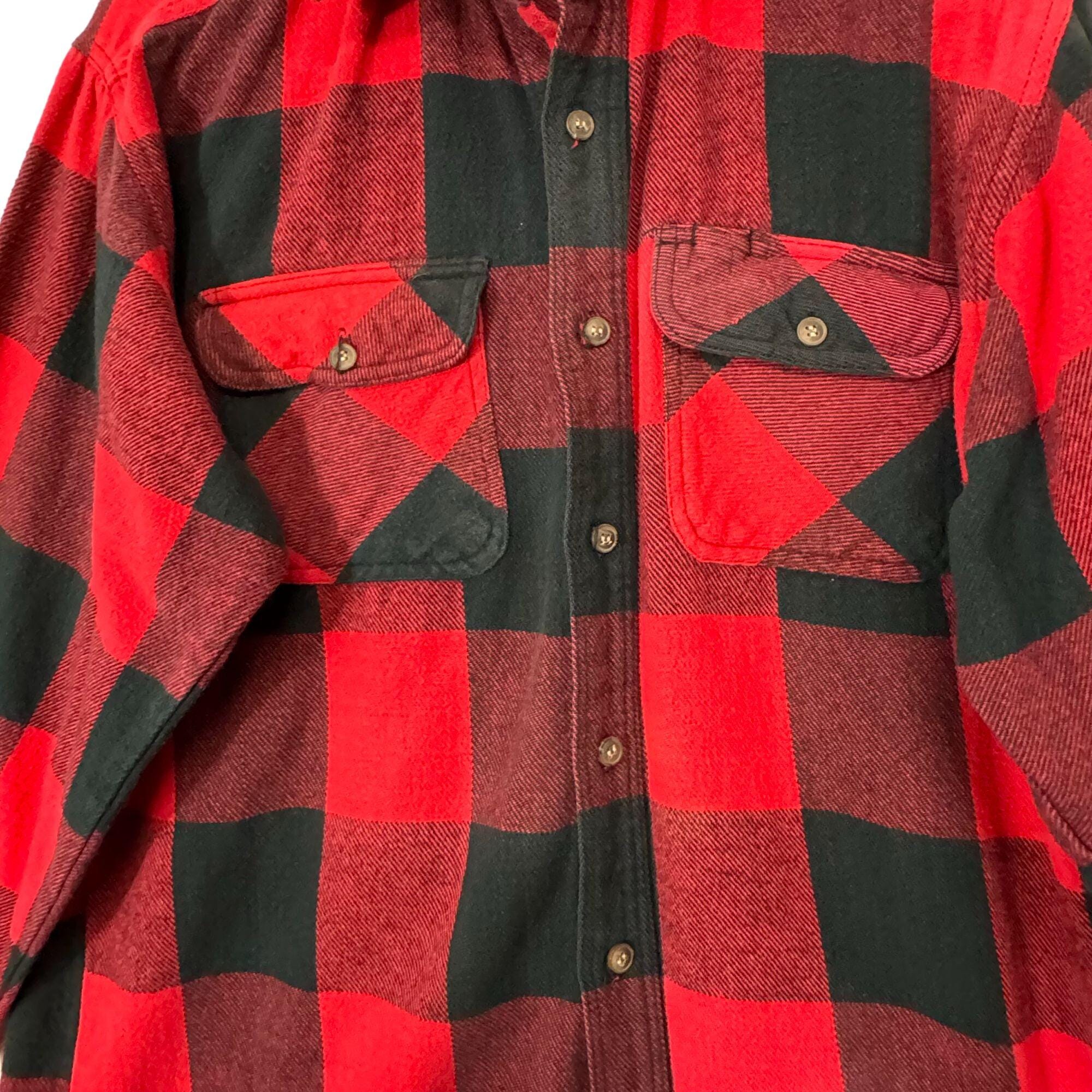 C.E. Schmidt Workwear Mens Shirt Size M Red & Black Classic Flannel ...